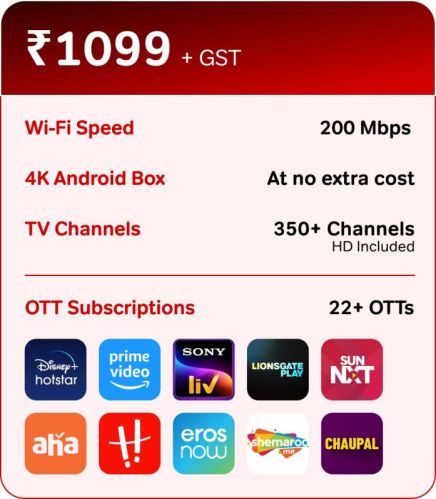 200 Mbps 1099 Internet Connection at Rs 1099 in Pune - ID: 7637655 ...