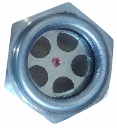 Manual Alloy Steel Oil Level Indicators, Guage Shape : Round, Square at ...