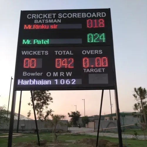 LED Cricket Scoreboard, Shape : Rectangular at Rs 10000 in Meerut - ID ...