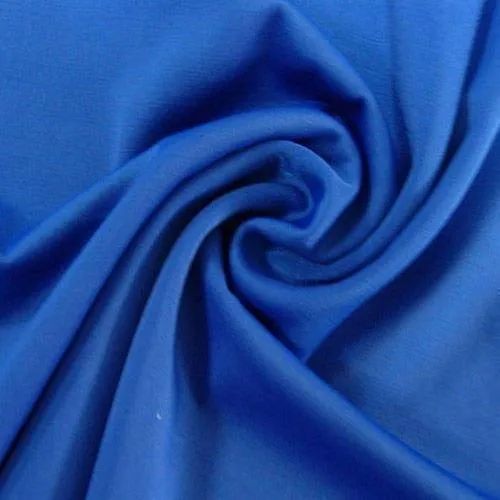 Plain Blue Polyester Fabric, Width : 50-60 Inches For Used Clothing ...