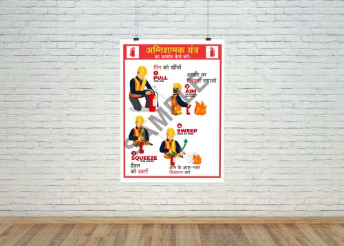 Fire Extinguisher Pass Method Poster at Rs 96 in Ahmedabad - ID: 7759427
