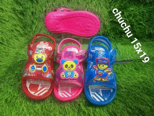 Printed LAYCRA Polyurethane Kids Chuchu Sandal, Outsole Material : PVC ...