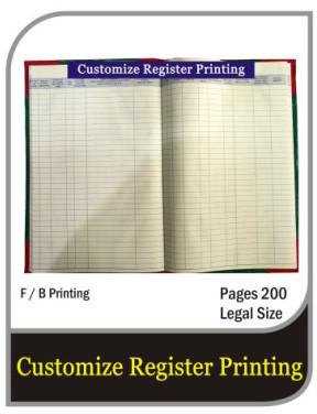Register Printing Service at Rs 550 in Gurugram - ID: 7324310 | Aone Print4