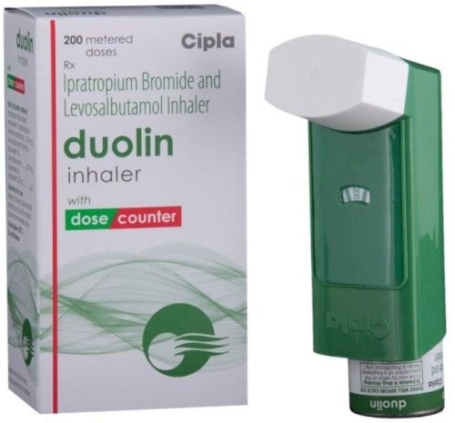 Plastic Duolin Inhaler, For Asthma, Feature : Anti Bacterial, Enhanced ...