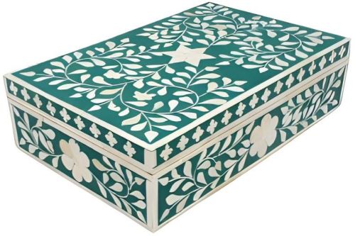 Square Carved Bone Jewellery Boxes, Size : Standard at Rs 249 in ...