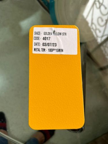 Golden Yellow Structure Powder Coating, For Industrial Use, Speciality ...