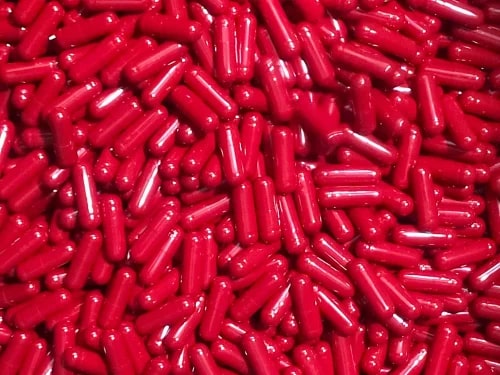 Red Empty Hard Gelatin Capsules, For Pharma Industry, Shelf Life : 5 ...