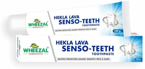 Wheezal Hekla Lava Sanso-Teeth Toothpaste, Packaging Type : Plastic ...