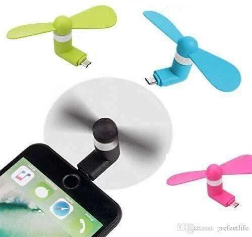 300 Gm Plastic USB OTG Mobile Fan, Feature : Non Breakable, Light ...