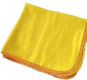 Plain Yellow Cotton Table Duster, Shape : Rectangular at Rs 44 in ...