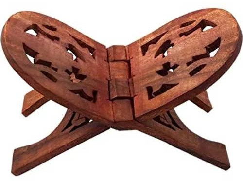 Sheesham Wood Rehal Book Stand, Packaging Type : Box at Rs 80 in ...