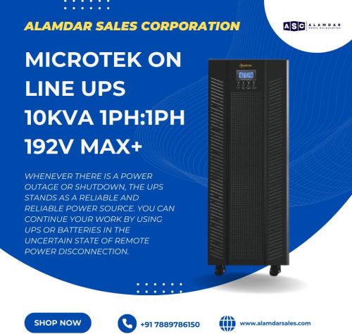 Microtek 10kva Online UPS Max For Power Cut Solution at Rs 95840 in Srinagar - ID: 7809275