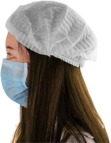 Rudra Nonwoven Disposable Hair Net, Color : White For Household at Rs 0 ...