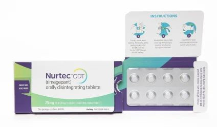 Nurtec ODT Rimegepant 75 Mg Tablet, Packaging Size : Carton at Rs 10000 ...