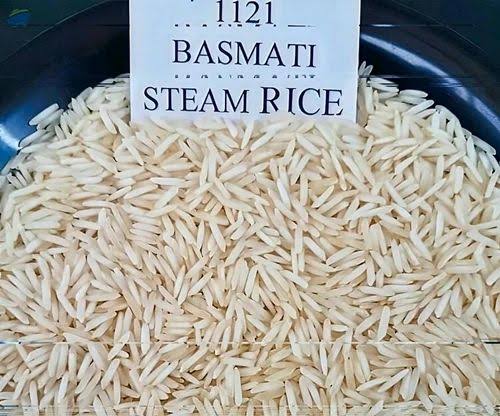 Hard Common 1121 Steam Basmati Rice, Color : White, Variety : Long ...