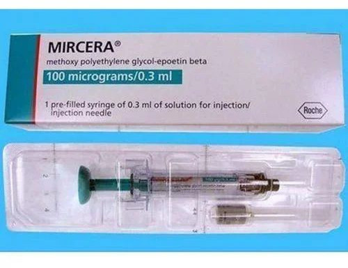 Mircera Injection 100mg, API Form : Liquid, Packaging Size : 2.3ml For ...
