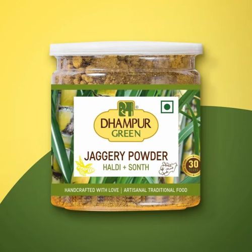 Dhampur Green Brown 700gm Sauth Jaggery Powder, Packaging Type : Jar at ...