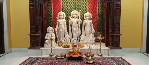 Carved Marble RAM Darbar Statue, Color : White at Best Price in Dausa ...