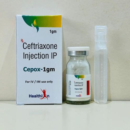 Cepox-1gm Injection, Composition : Ceftriaxone IP, Form : Powder at Rs ...