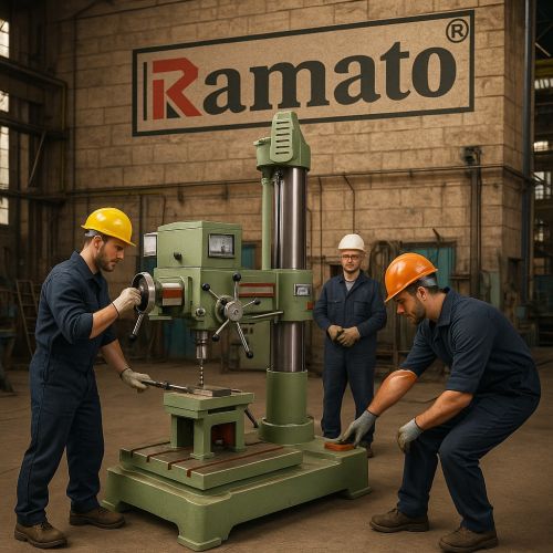 Casting Geared Radial Drill Machine, Brand Name : Ramato at Rs 80000 in ...