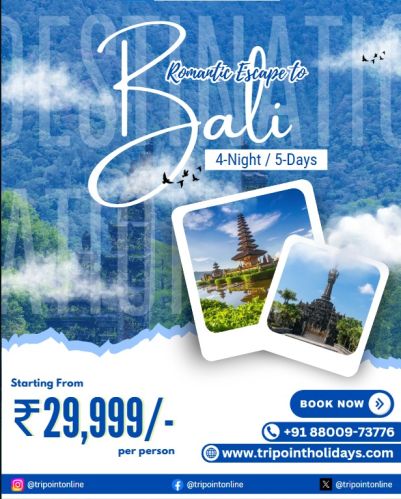 Bali Tour Package at Rs 29999 in Delhi - ID: 7874262 | TRIPOINT ...