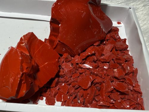 Plain Red Decorative Glass Rocks, Packaging Type : Box at Best Price in ...