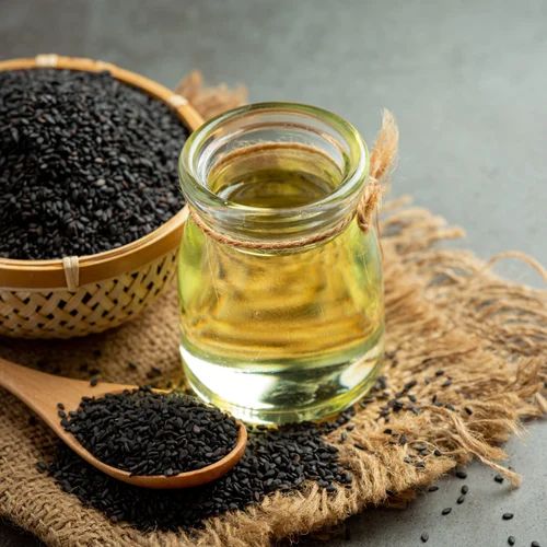 Wood Pressed Black Sesame Oil, Color : Pale Yellow, Purity : 90% at Rs ...
