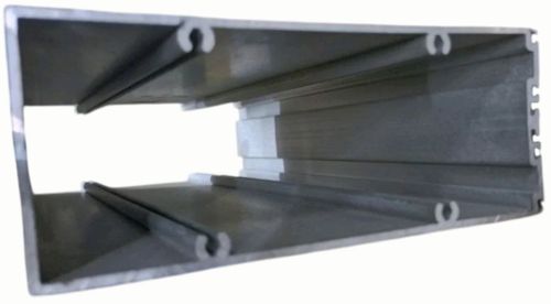 Plain Polished 32mm Aluminium Euro Series Windows Section at Rs 320 in ...