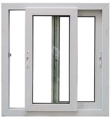 Polished 2 Track Aluminium Sliding Window, Shape : Rectangular at Rs ...