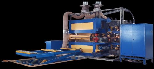 Electric Automatic Plywood Calibration Machines, Color : Blue at Best ...