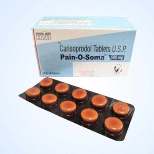 Pain O Soma 500 Mg Tablets, Packaging Type : Strip for Clinical at Best Price in Surat