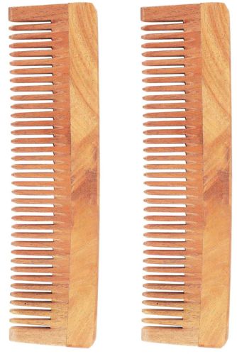 Narrow Teeth Lilly Neem Wood Comb, Color : Brown for Home, Hotel at ...