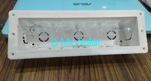 8 Modular PVC Underground Switch Board, Color : White at Rs 110 in ...