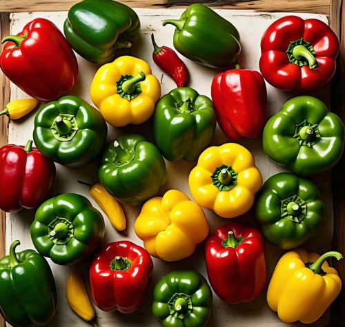 Fresh Capsicum, Color : Green, Red, Yellow, Packaging Type : Loose at ...