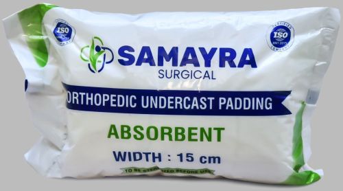 Cotton Samayra Orthopaedic Undercast Padding, Color : White at Rs 23 in ...