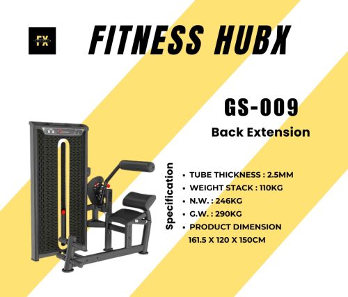 Fitness Hubx Back Extension Machine, Speciality : Adjustable Height at ...