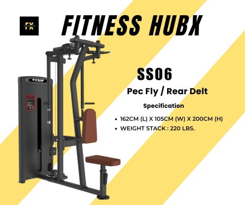 Rear Delt Pec Fly Machine, Color : Black at Best Price in Patna - ID ...