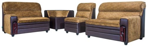 Fabric + Leatherette Knight Corner Sofa at Rs 53000 in Bangalore - ID ...