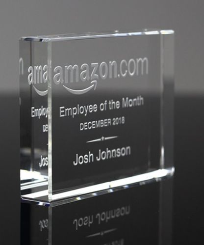 Rectangular Crystal Trophy, Color : Transparent Award at Best Price in ...