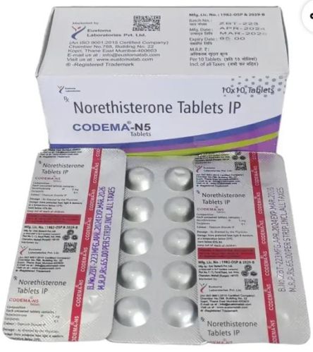 CODEMA N5 Norethisterone Tablets, Purity : 99% for Hospital at Rs 35 in ...