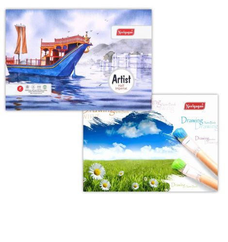 Sundaram Paper 140 GSM Neelgagan Artist Sketch Book, Color : White at ...