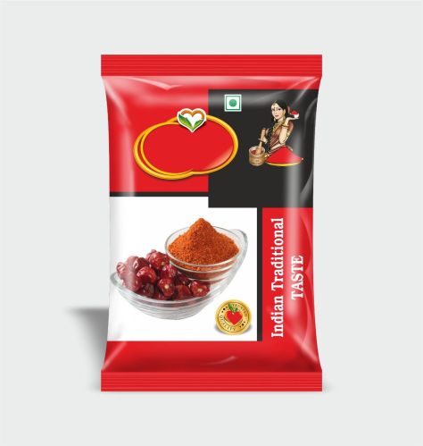 Plastic Printed Custom Red Chilli Powder Packaging Pouches at Rs 160 in ...