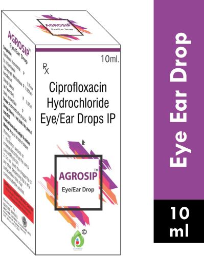 Agrosip Eye / Ear Drop, Form : Liquid, Packaging Size : 10 Ml at Rs 17. ...
