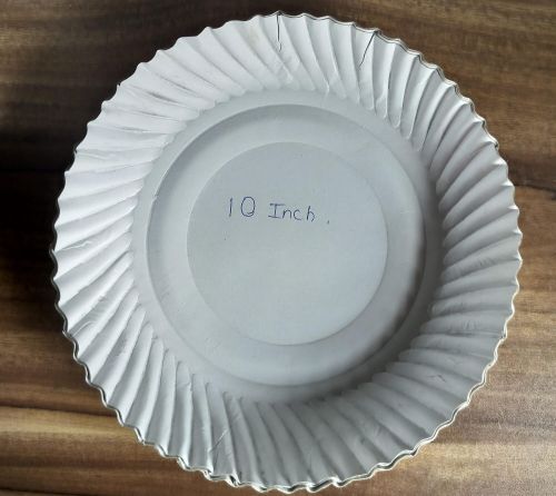 10inch White Disposable Paper Plate, Shape : Round at Rs 2.7 in Vellore ...