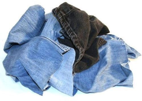 Multicolor Plain Denim Jeans Wiping Rags, Packaging Size : 50 Kg at Rs ...