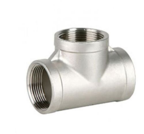 Stainless Steel Threaded Equal Tee, Color : Metallic at Rs 200 in ...