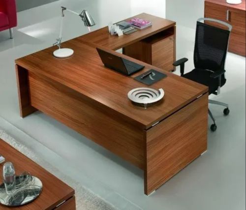 Wood Metal Executive Manager Table, Color : Mahogany at Rs 10000 in ...