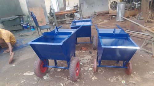 Iron Hand Wheel Barrow Trolley, Color : Brown, Brand Name : Bajrangi at ...