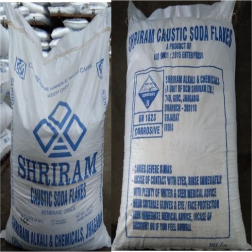 Shriram Caustic Soda Flakes, Grade Standard : Membrane Grade 99% at Rs ...