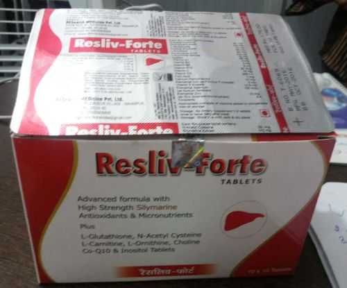 Resliv -Forte Tablets at Best Price in Delhi - ID: 1337915 | Research ...